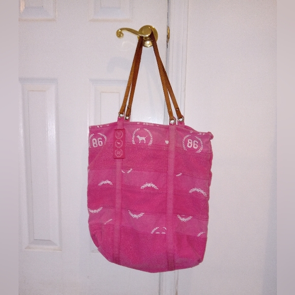 PINK Victoria's Secret | Bags | Pink Victorias Secret Womens Monogram ...